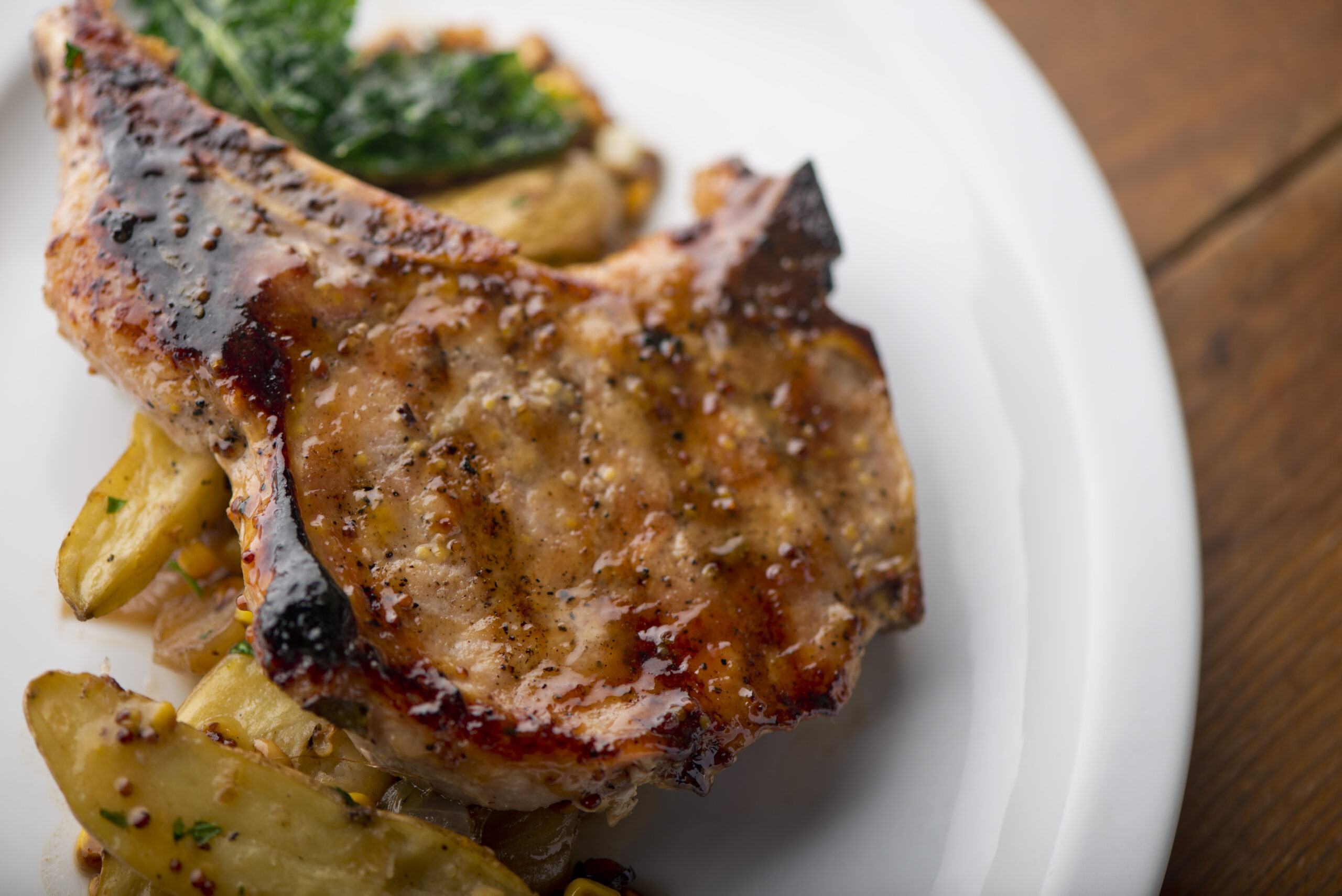 Dijon-Honey Pork Chops - Chews Wisely Alabama