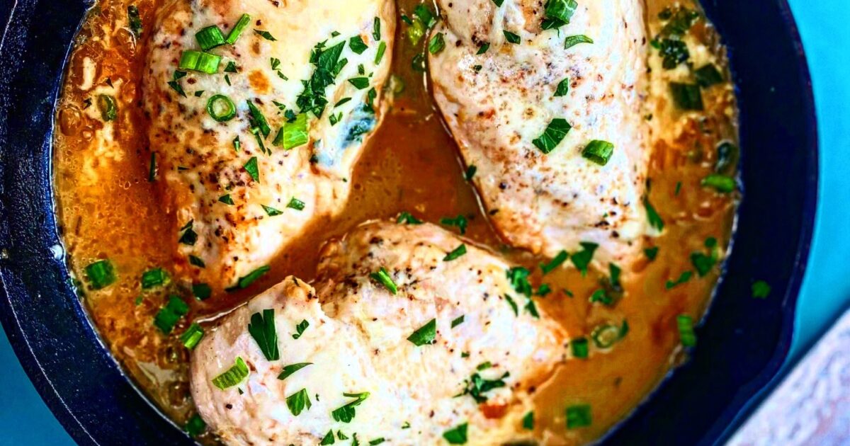 French Onion Chicken Skillet Sauté - Chews Wisely Alabama