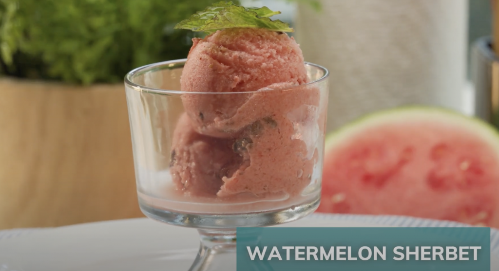 Watermelon Sherbet - Chews Wisely Alabama