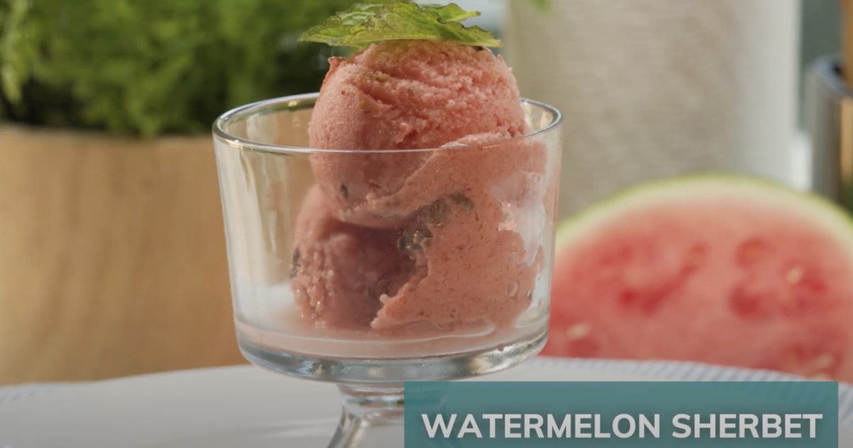 Watermelon Sherbet - Chews Wisely Alabama