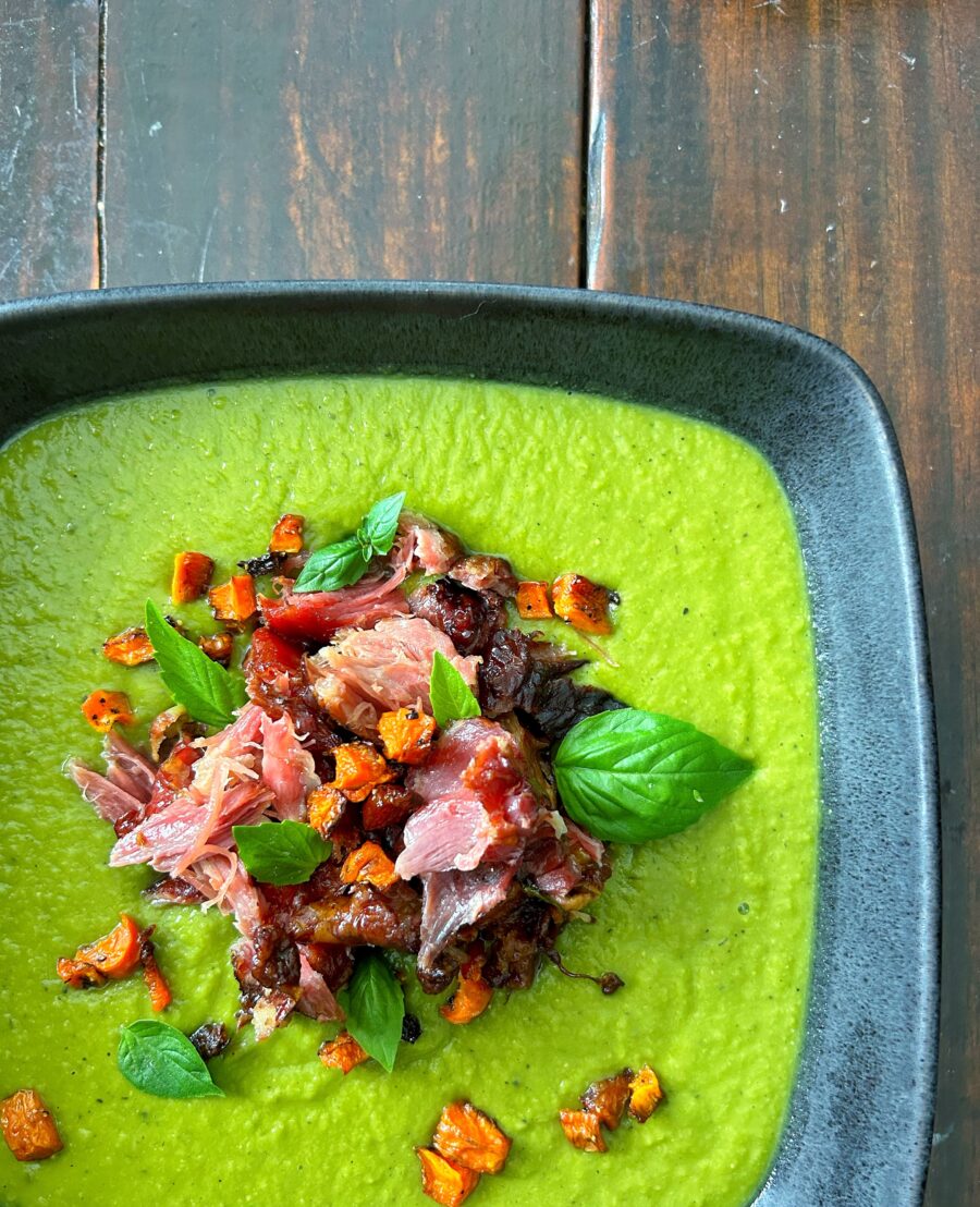 Southern Basil Pea Soup - Chews Wisely Alabama