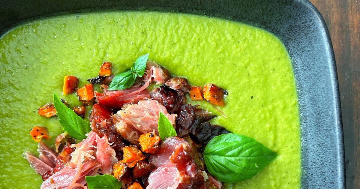 Southern Basil Pea Soup - Chews Wisely Alabama